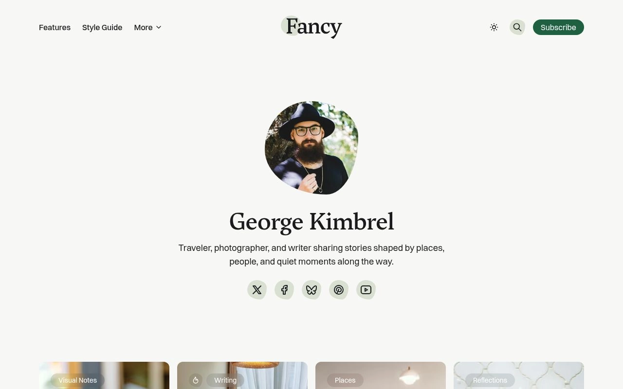 Fancy Ghost Theme