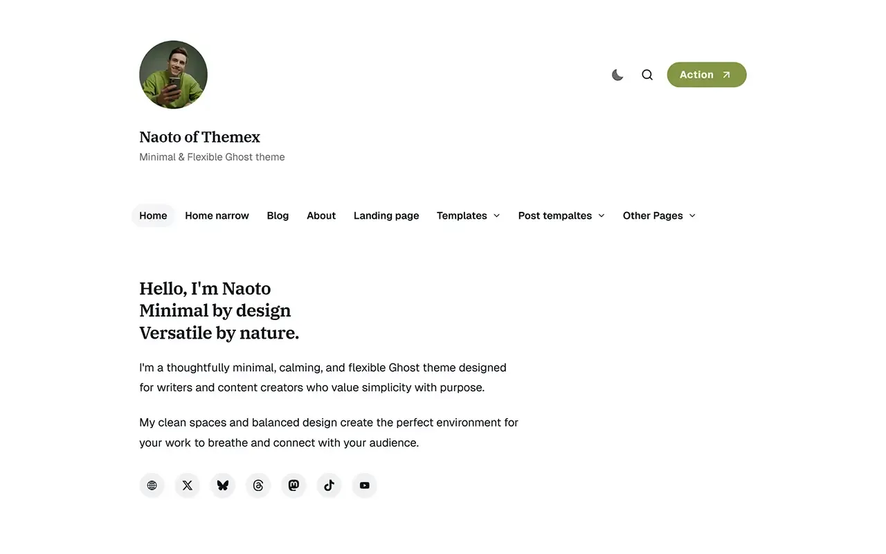 Themes Supply: Best Ghost CMS Themes