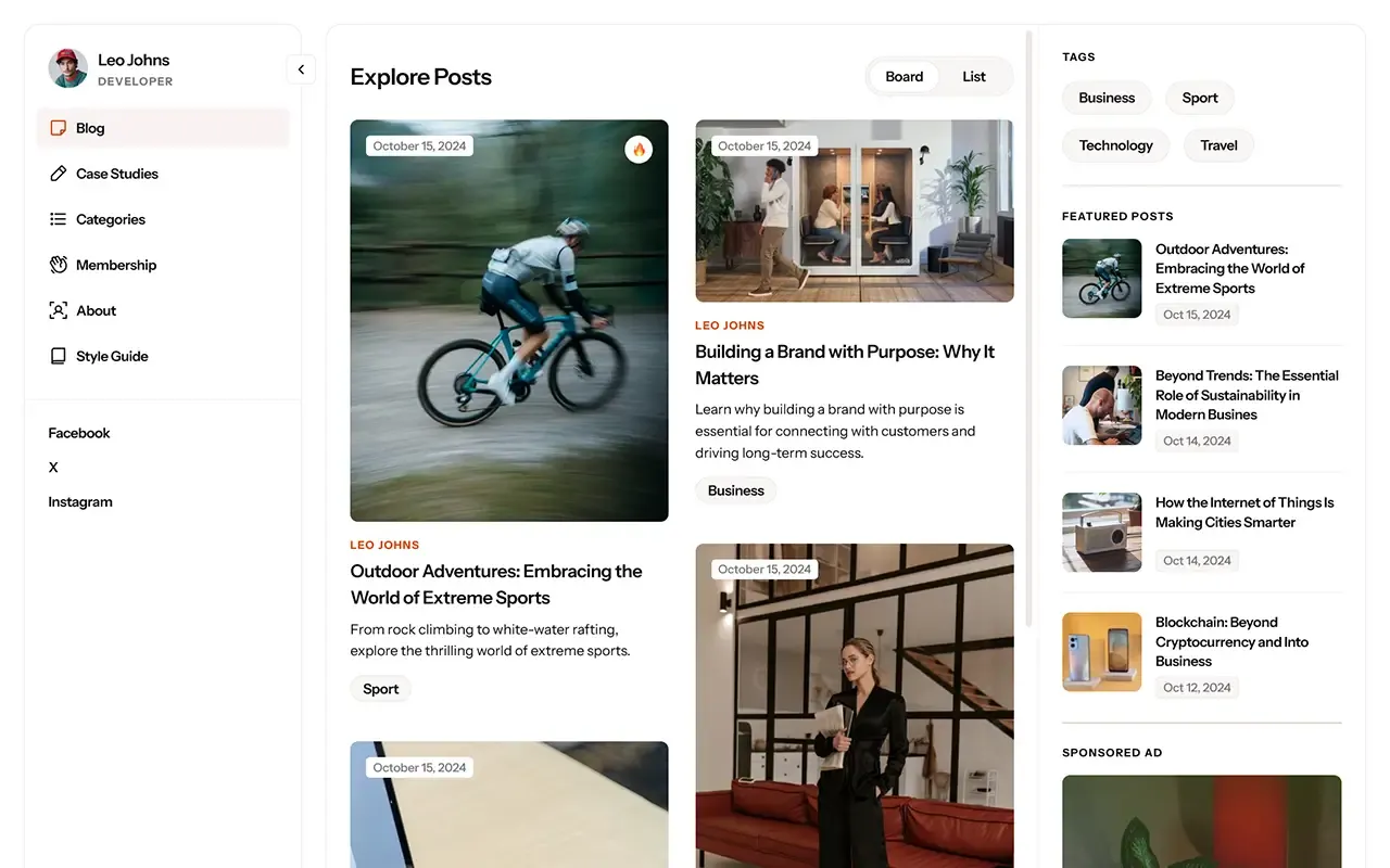 Paragraph Ghost Theme
